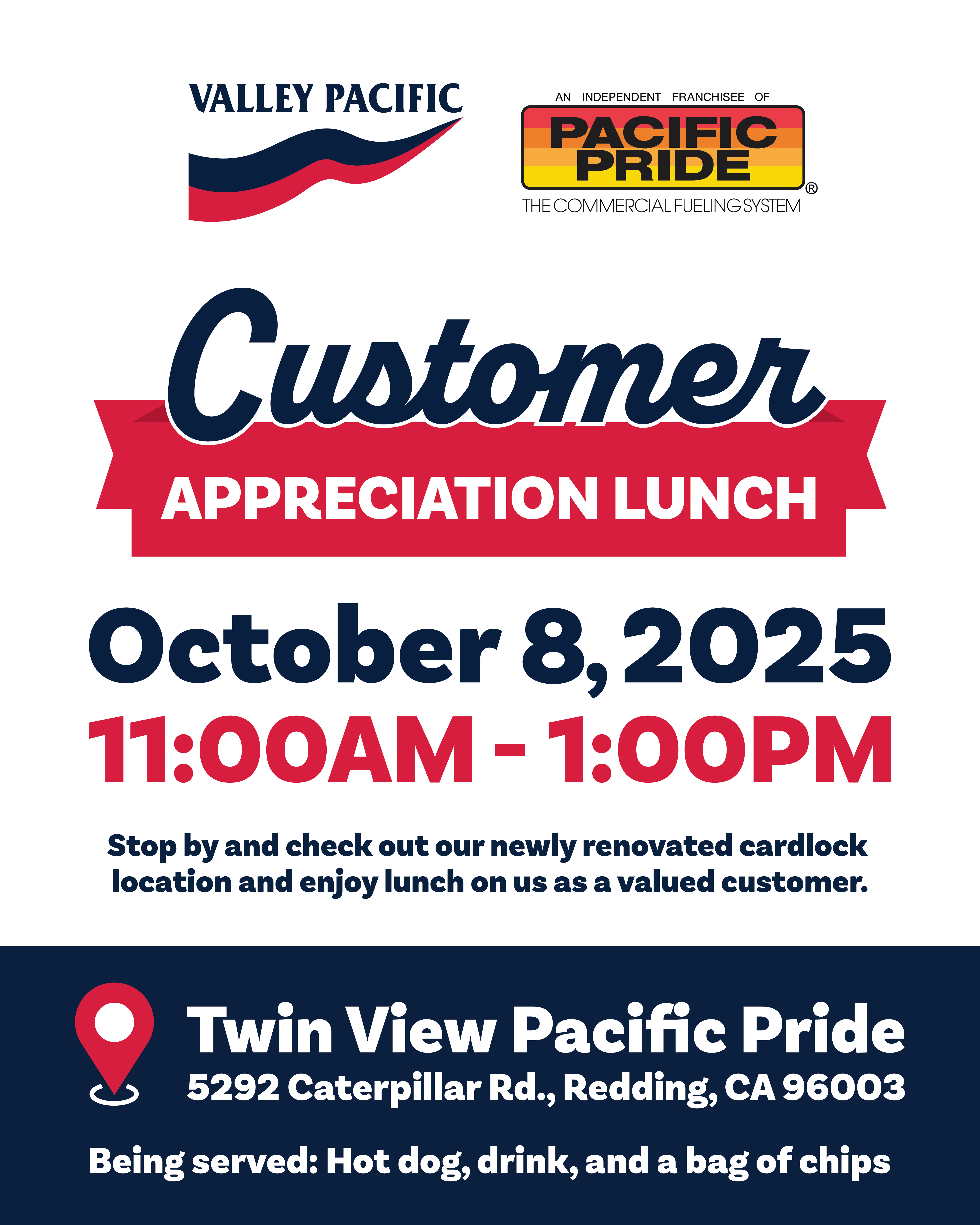 Twin View Pacific Pride Customer Appreciation Lunch - Valley Pacific